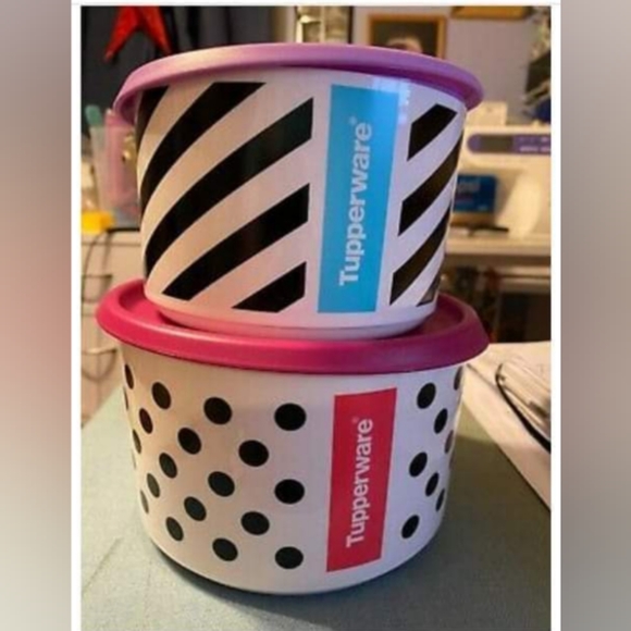 Tupperware | Kitchen | New Tupperware 2pc Urban Move Small Canister Set ...